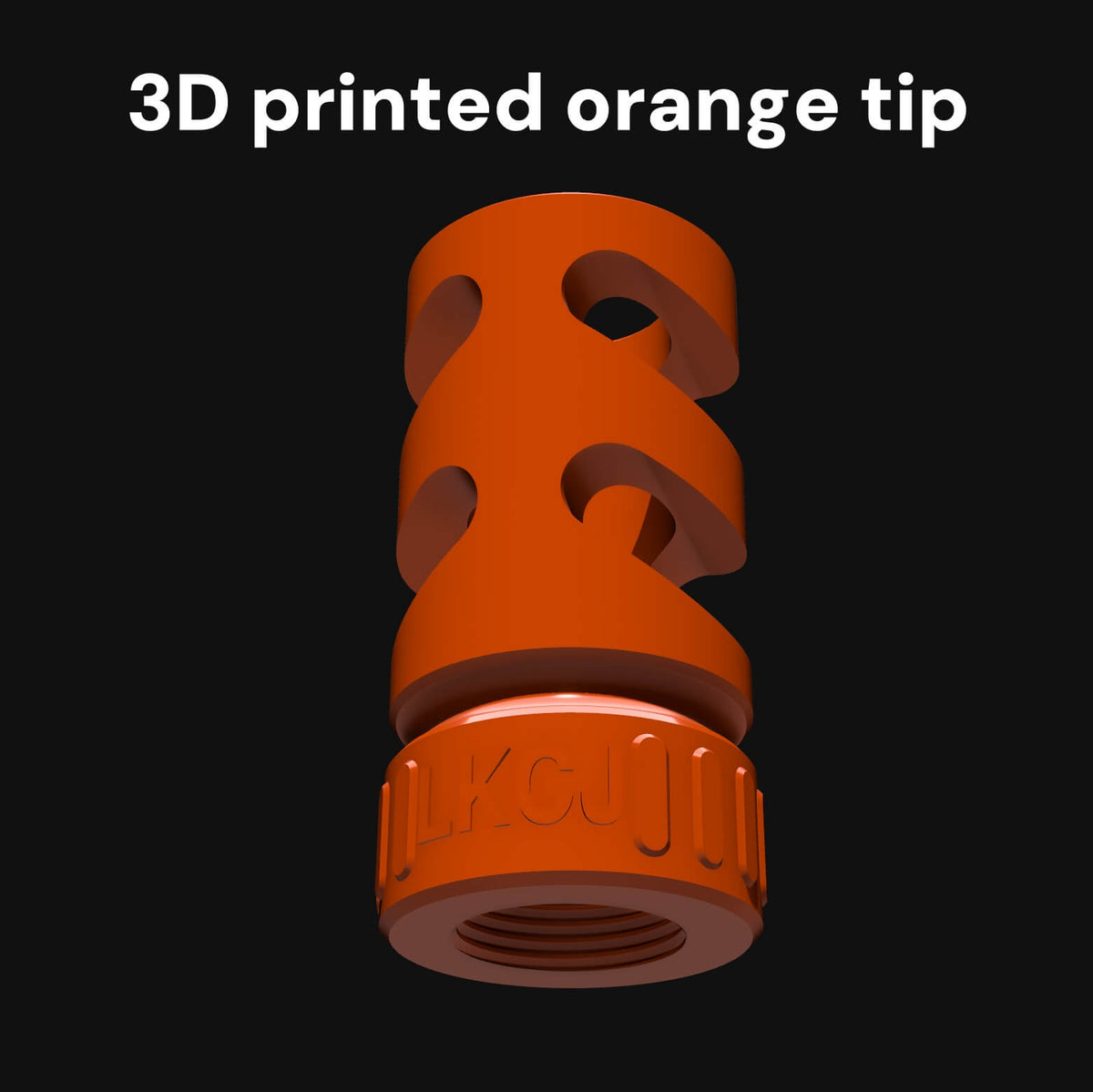 High Quality 3D Printed Orange Tips 6 PC Set 14MM CCW – LKCJ