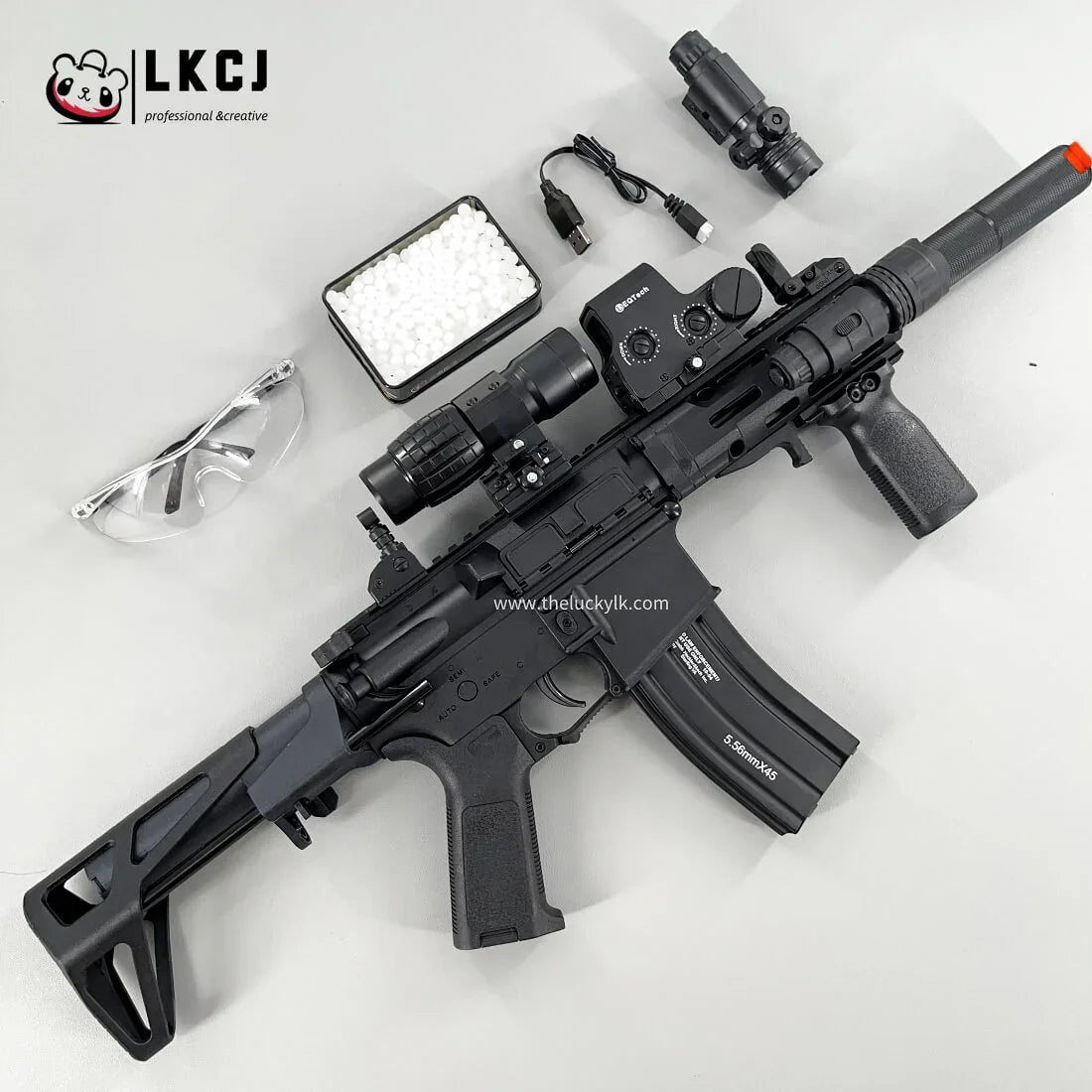 DD M4-PDW Gel Blaster High Speed Fire Mode With Metal Mag-Flagship – LKCJ
